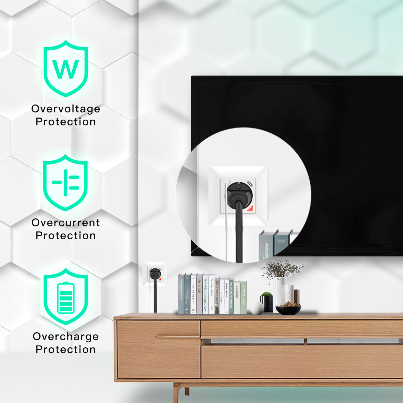 SLS EU Wall Socket with USB and Type-C - SLS Smart