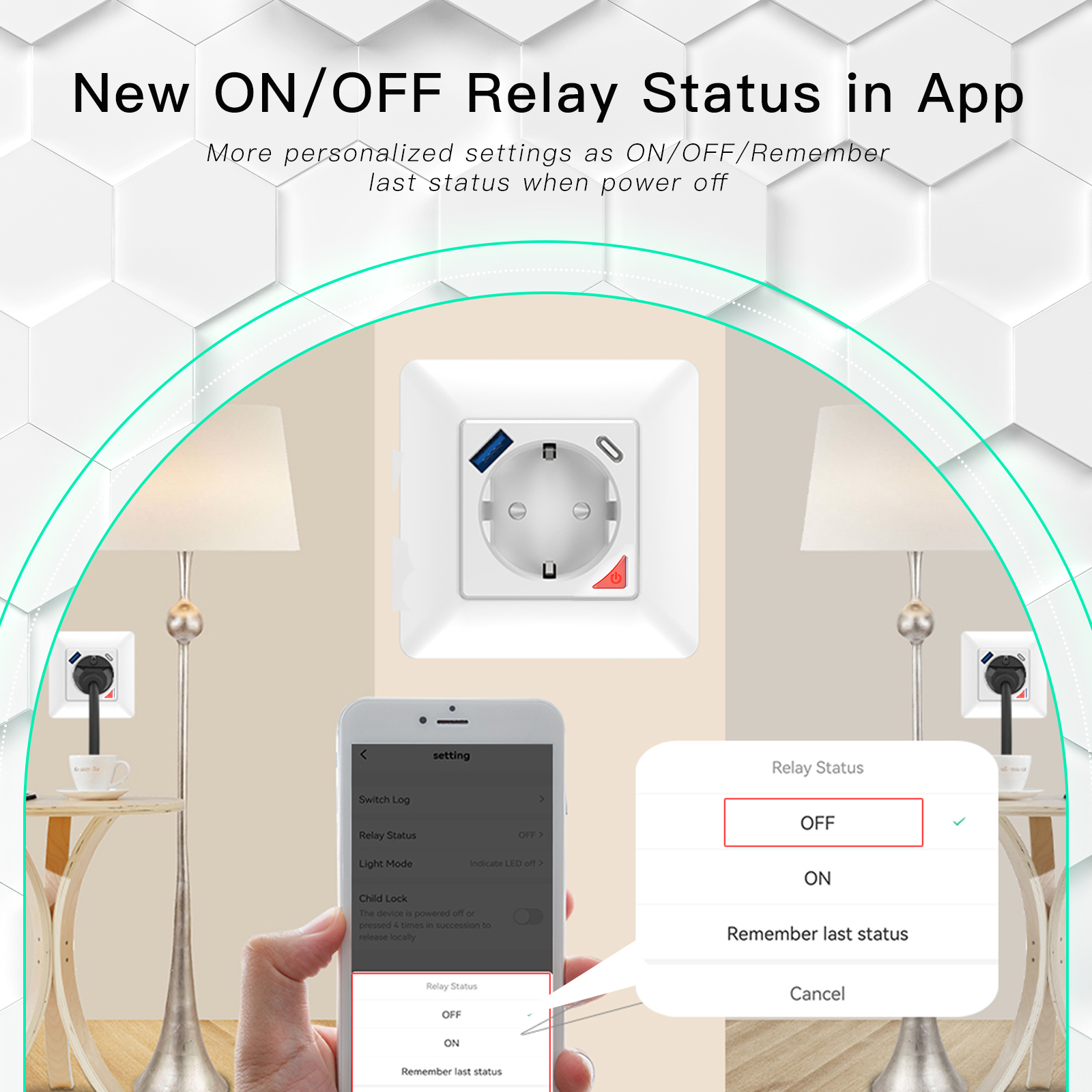 SLS EU Wall Socket with USB and Type-C - SLS Smart