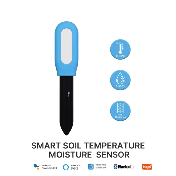 Bluetooth Soil Temperature Humidity Sensor - SLS Smart