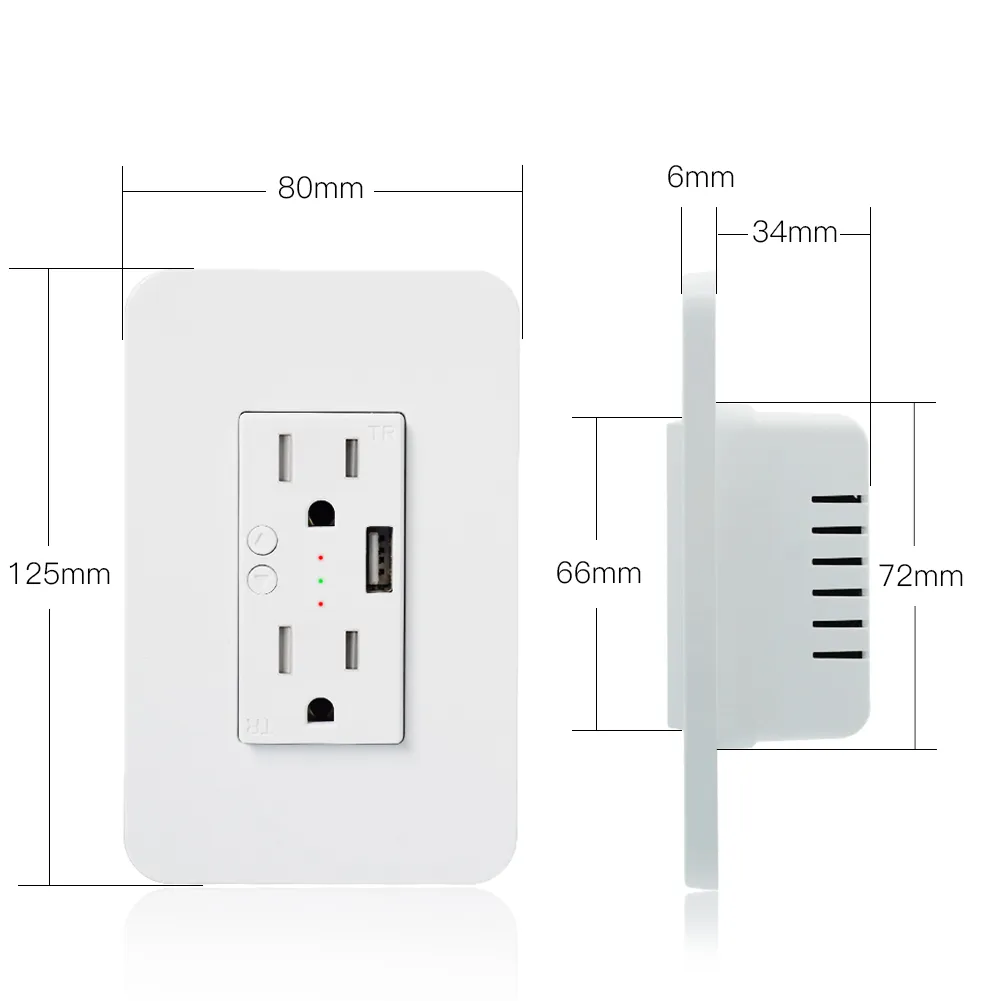 SLS US WiFi Smart USB Plug Socket - SLS Smart