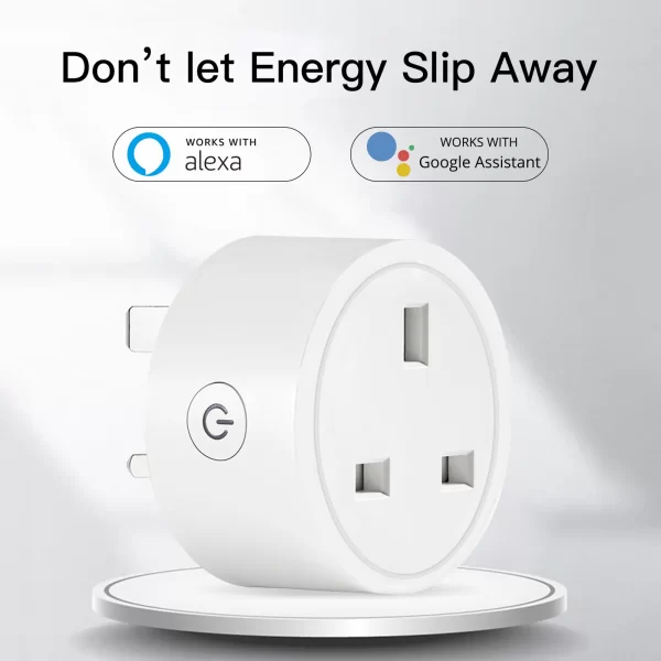 SLS UK Zigbee Smart Plug Socket with Energy Meter